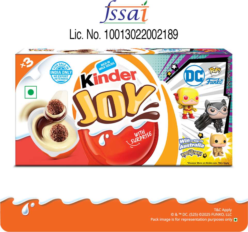 Kinder JOY DC pack of 6 Bites Price in India - Buy Kinder JOY DC pack ...