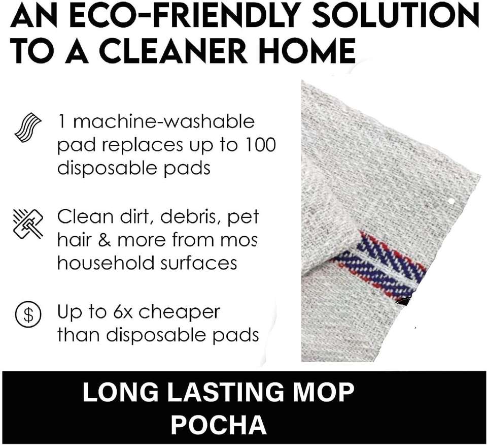 Shreeshayam 100% Cotton Floor Reusable Pocha/Dusting Cloth/MOP/POCHA ...