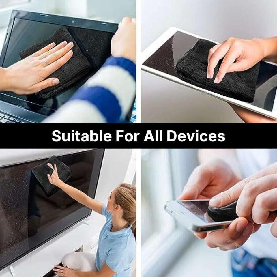KleanShine Soft Microfiber Cloth for Laptop, Monitor & Keyboard ...