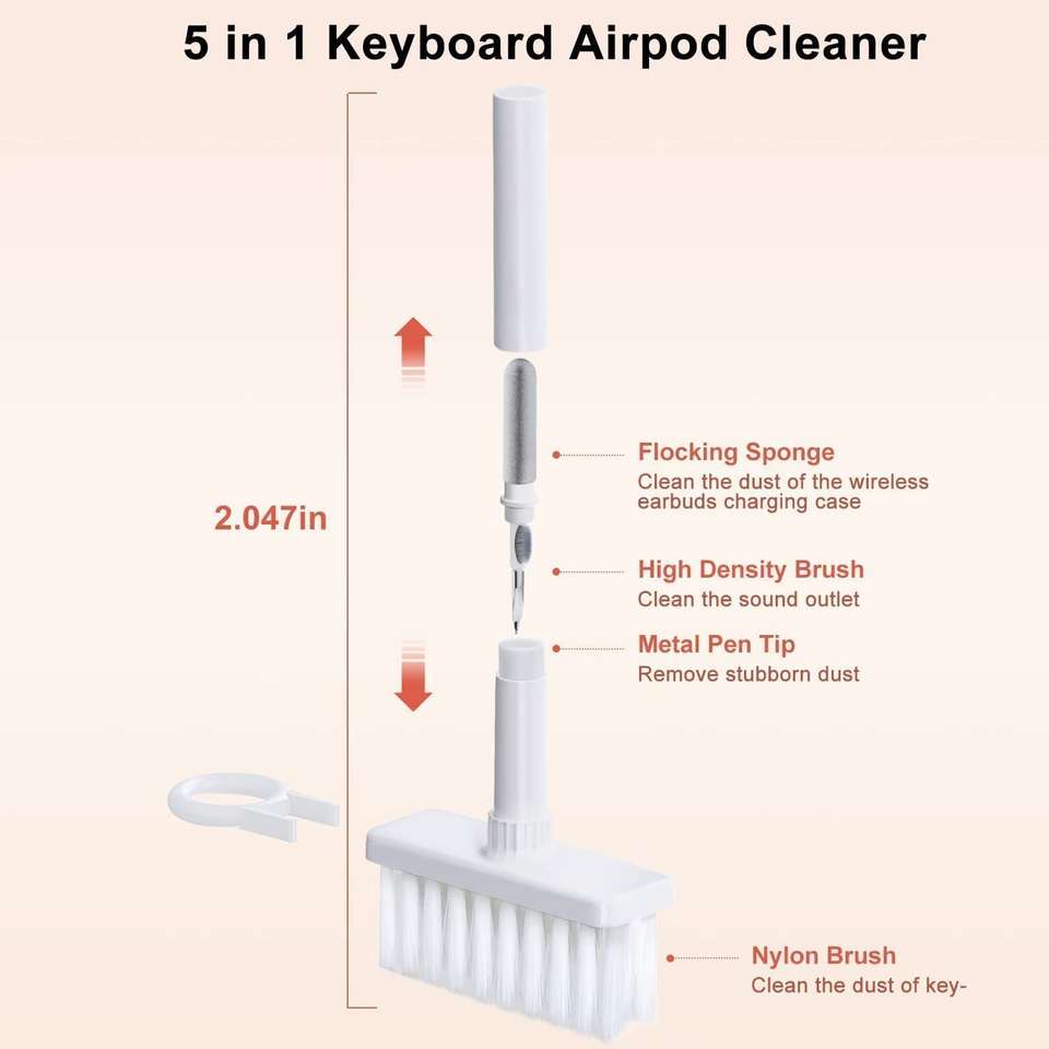 SWAPKART 8 in 1 Soft Brush MultiFunction Tools Kit for Keyboard, Laptop ...