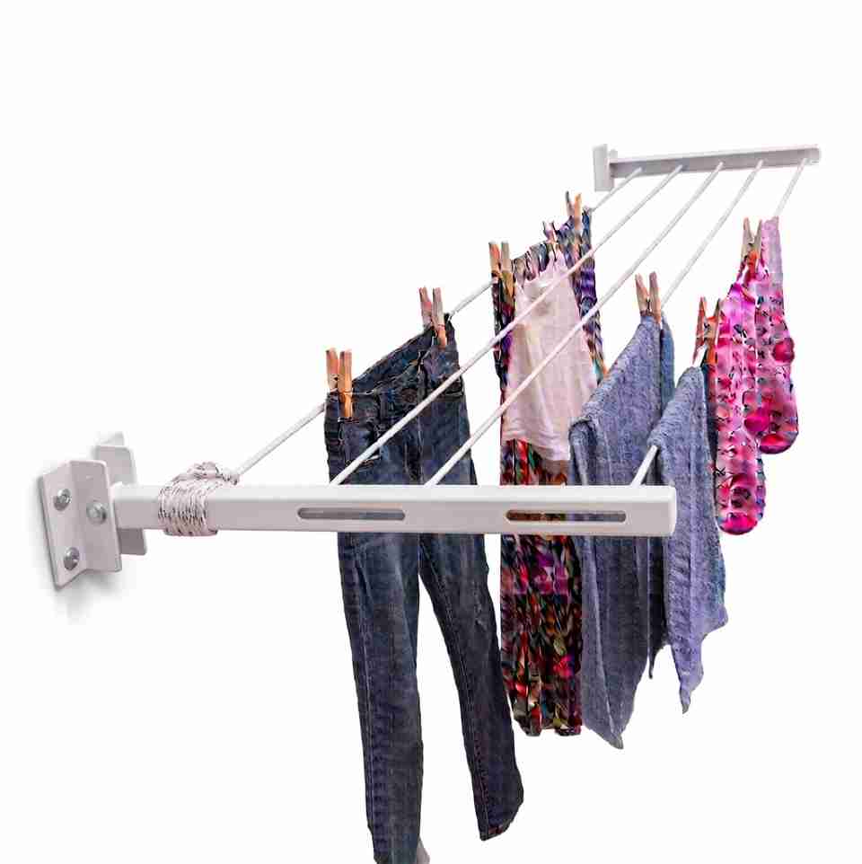 ThediHub Steel Wall Cloth Dryer Stand DRYRAC-244 Price in India - Buy ...