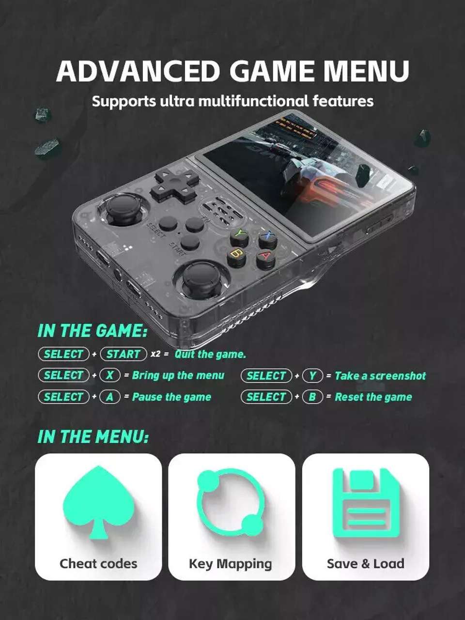 R36s Handheld Gaming console 64GB Premium Edition Price in India - Buy ...