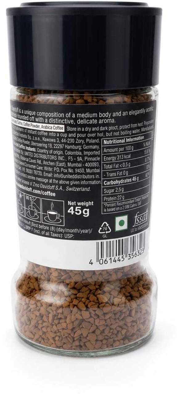 febora foods DAVIDOFF FINE AROMA INSTANT COFFEE 100% ARABICA Instant ...