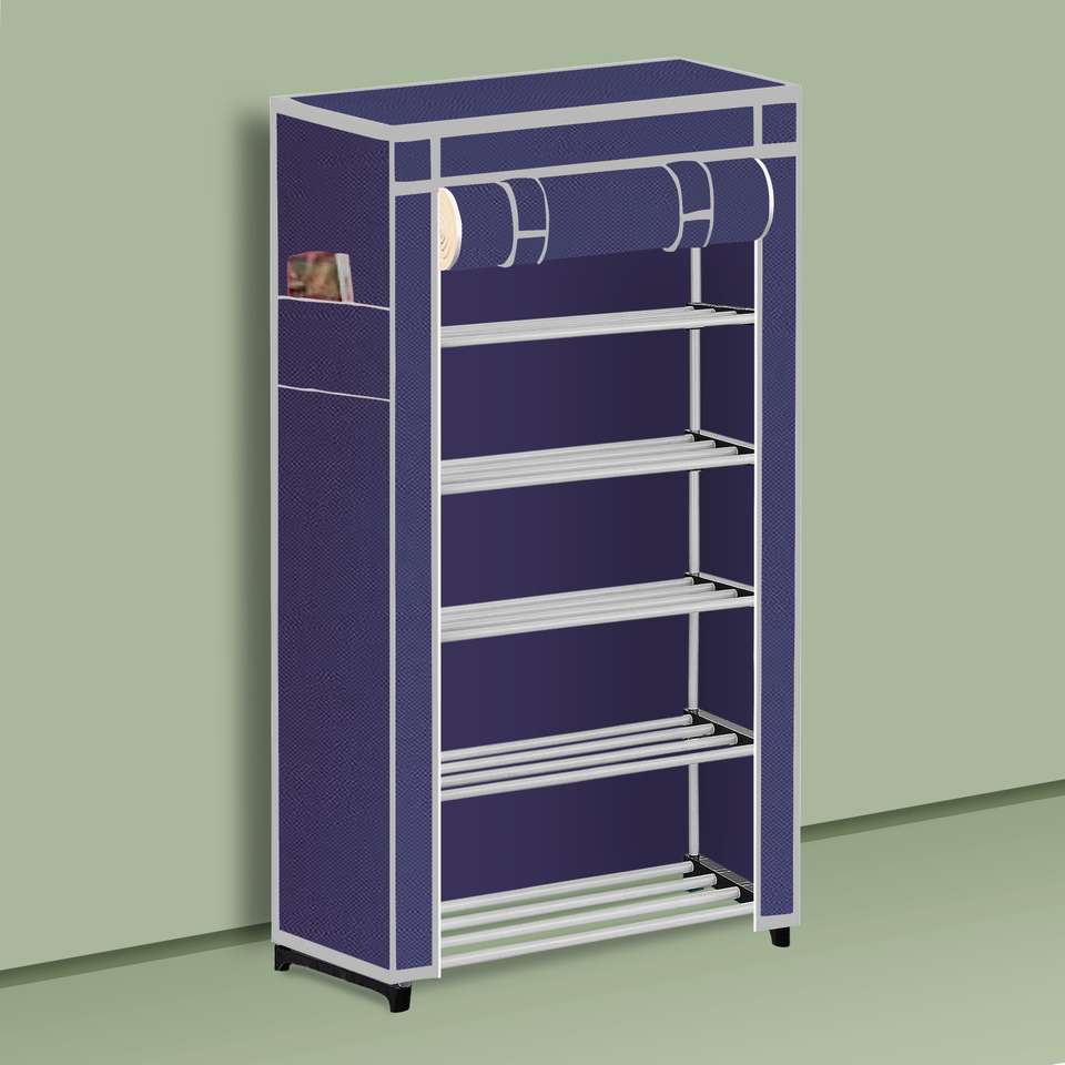 SPIRITED Sturdy 5 Layer Foldable Shoe Rack – Compact & Collapsible ...