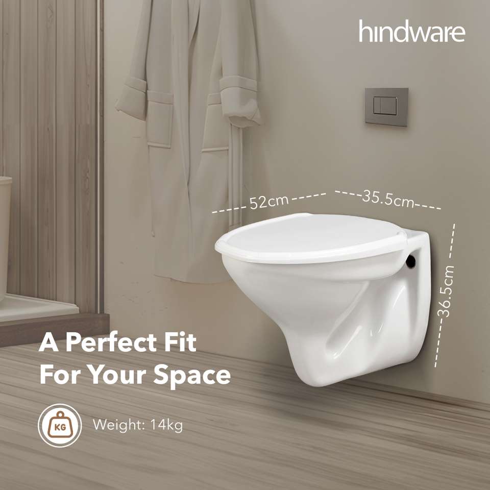 Hindware Constellation EWC 2004030SW Western Commode Price in India ...