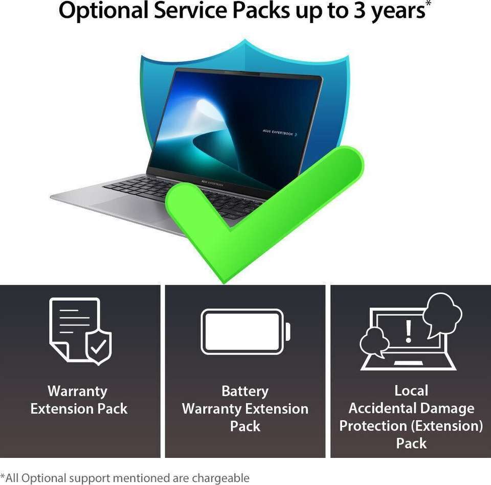 ASUS Expertbook P5 full metal AI PC with 1 Yr ADP Intel Core Ultra 5 ...