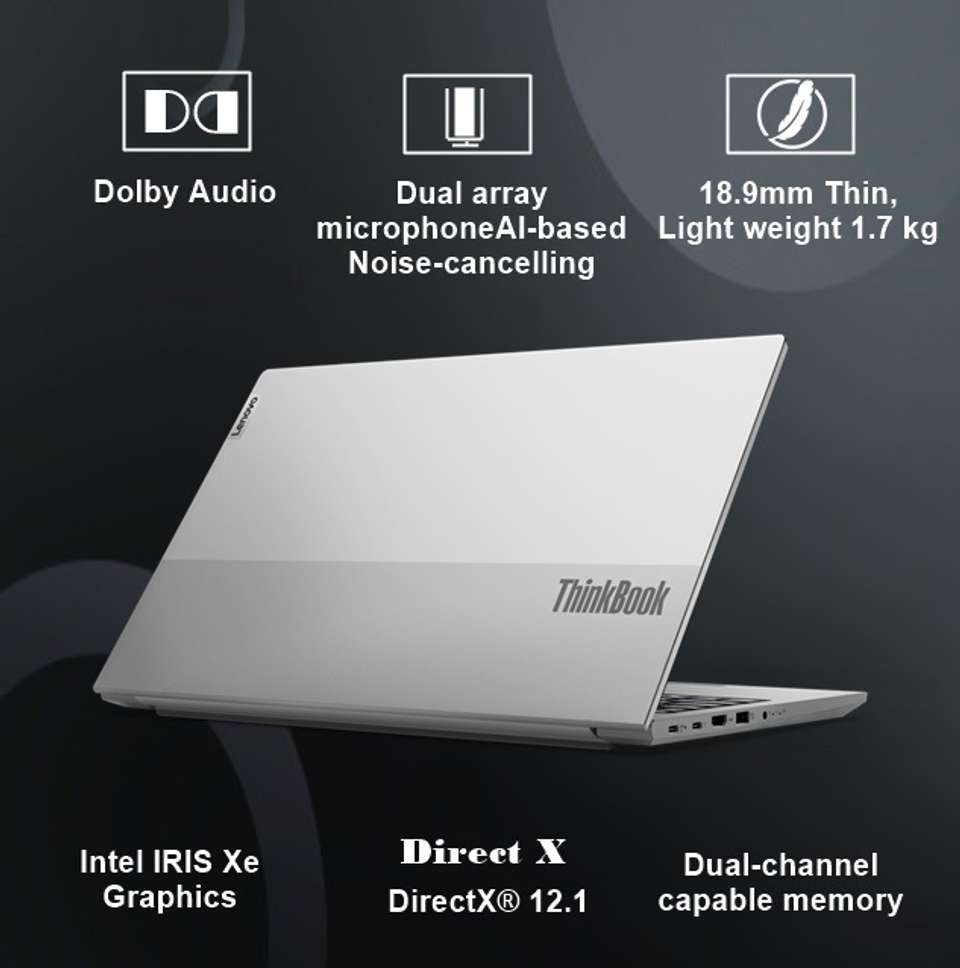 Lenovo ThinkBook 15 Intel Core i5 12th Gen 1235U - (16 GB/1 TB SSD ...