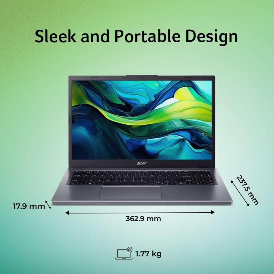 Acer Aspire 15 Metal Body (i5 14th Gen) Intel Core 5 120U - (16 GB/512 ...