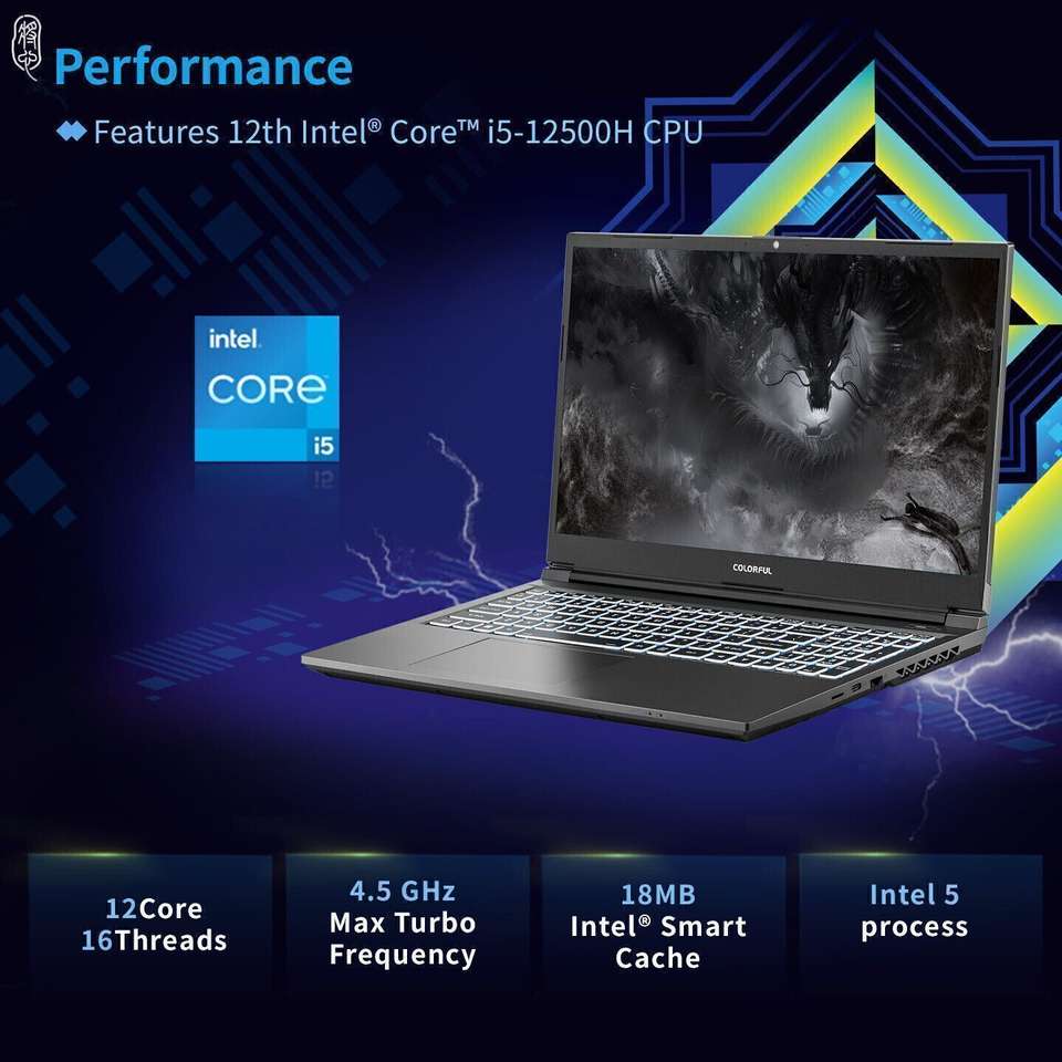 Colorful XS Series Intel Core i5 12th Gen 12500H - (16 GB/512 GB SSD ...