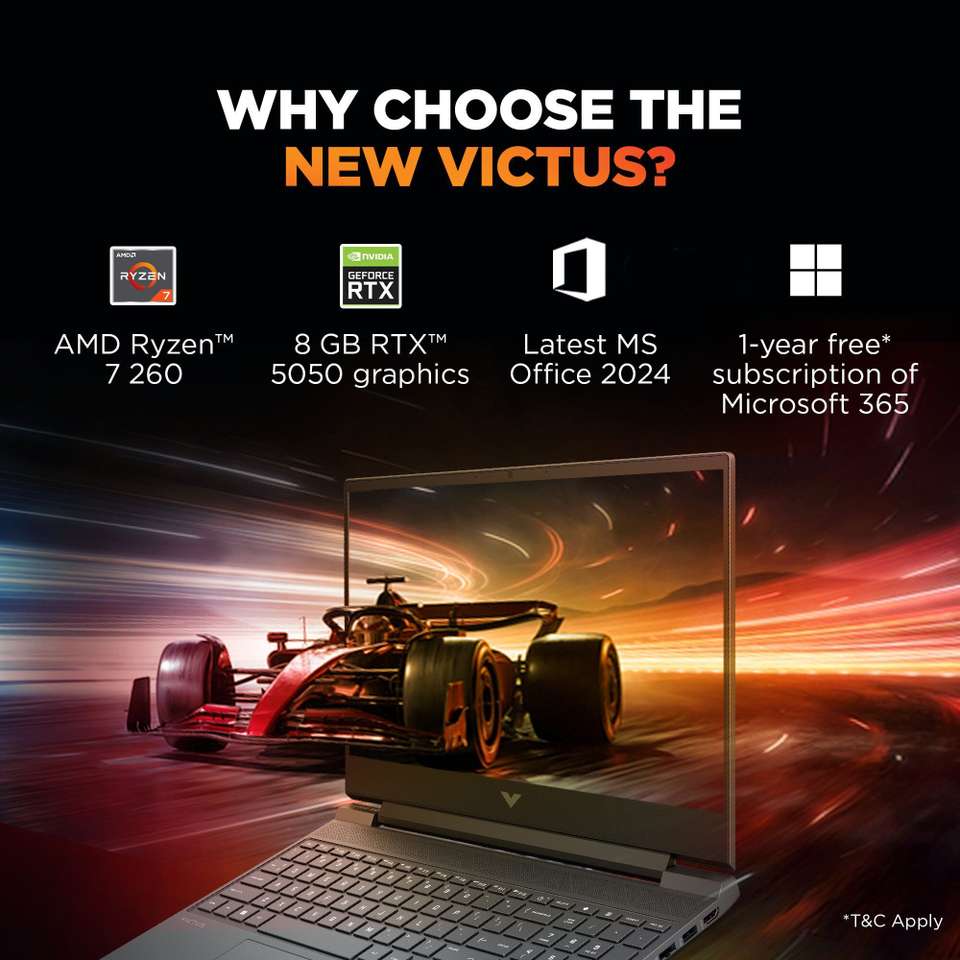 HP Victus AI AMD Ryzen 7 Octa Core 260 - (24 GB/1 TB SSD/Windows 11 ...