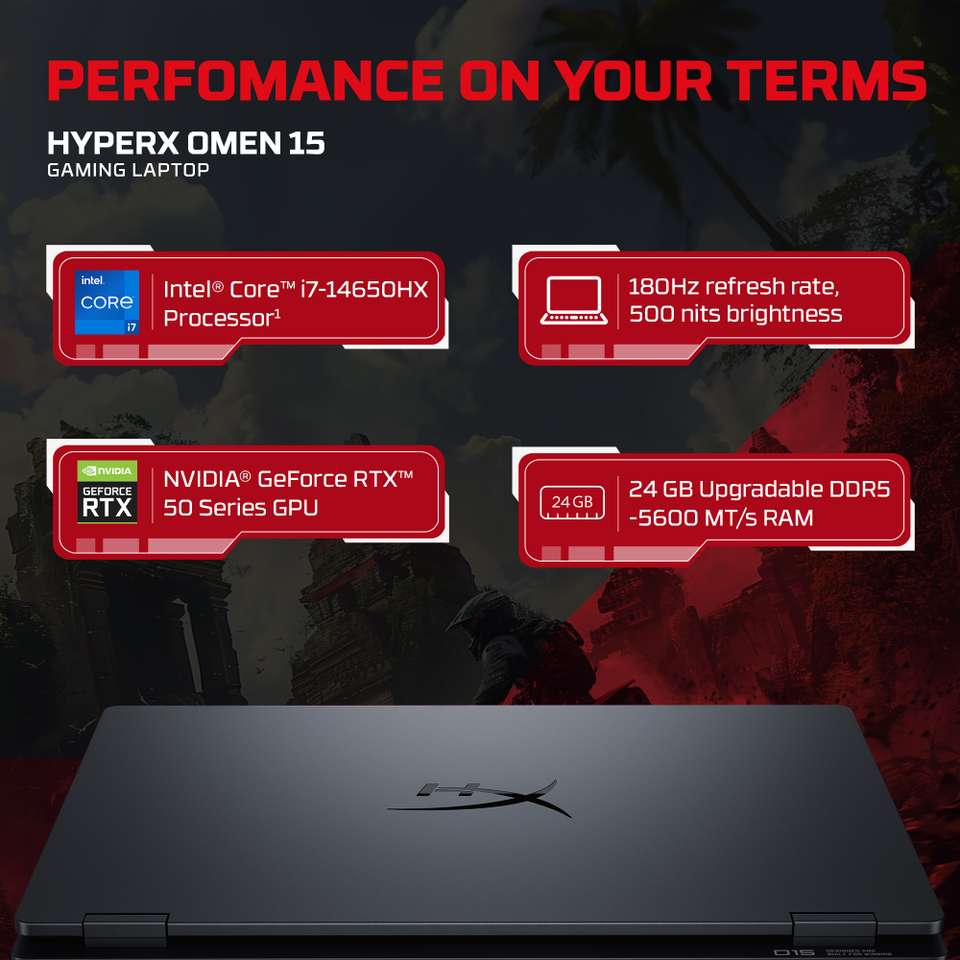 HP HyperX Omen Intel Core i7 14th Gen 14650HX - (24 GB/1 TB SSD/Windows ...