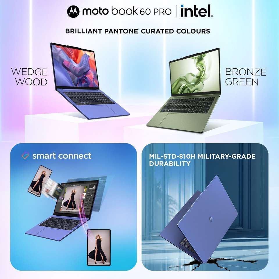 MOTOROLA Motobook 60 Pro Full Metal OLED AI PC Intel Core Ultra 7 255 H ...