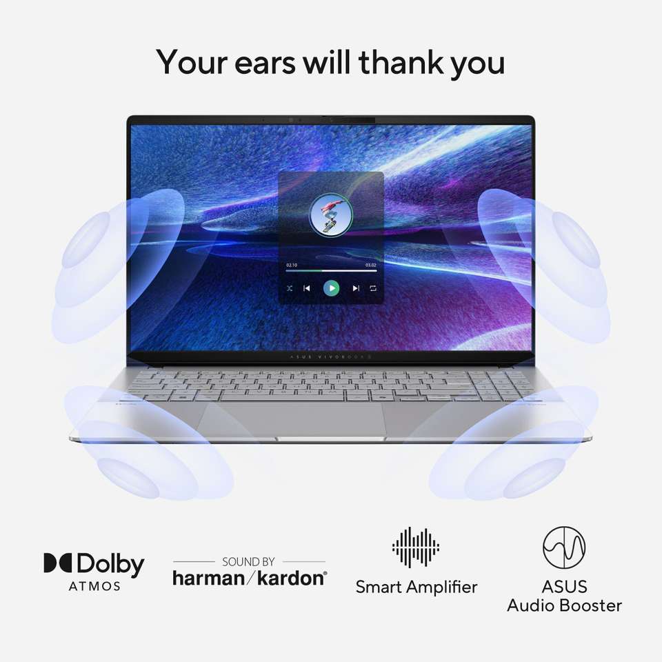 ASUS Vivobook S15 OLED Copilot + PC, AI PC, Full Metal Body, Backlit ...