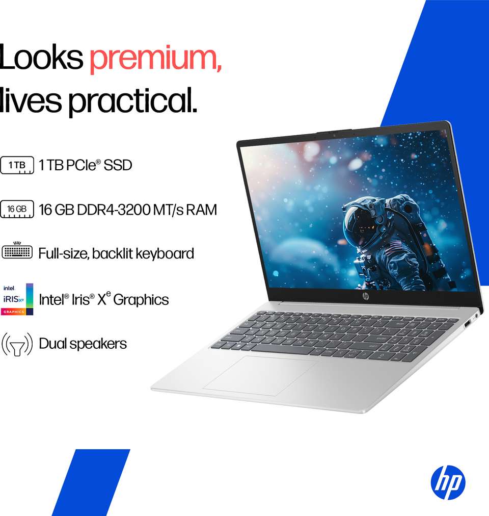 HP Intel Core i5 13th Gen 1334U - (16 GB/1 TB SSD/Windows 11 Home) 15 ...