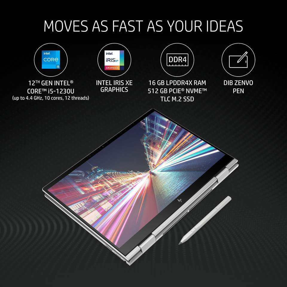 HP Envy13 x360 bf0121tu Intel Core i5 12th Gen I5 1230U - (16 GB + 16 ...