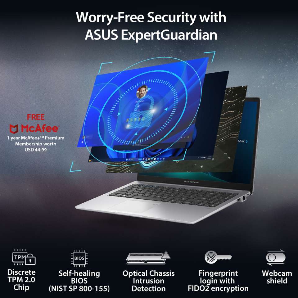 ASUS Expertbook P1 Intel Core i5 13th Gen 13420H - (32 GB/512 GB SSD ...