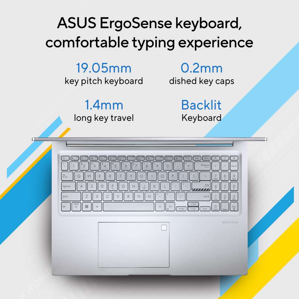 ASUS Vivobook 16 (2025) with Office 2024 + M365 Basic* Intel Core i5 ...