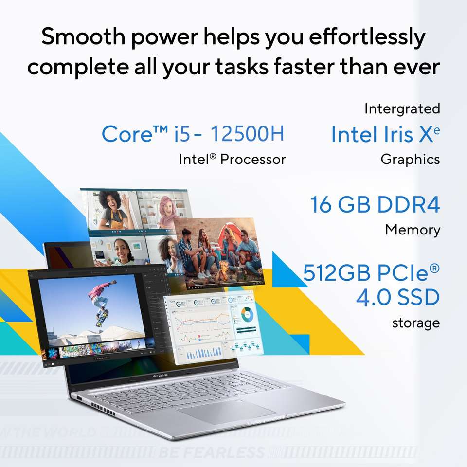 ASUS Intel Core i5 12th Gen 12500H - (16 GB/512 GB SSD/Windows 11 Home ...