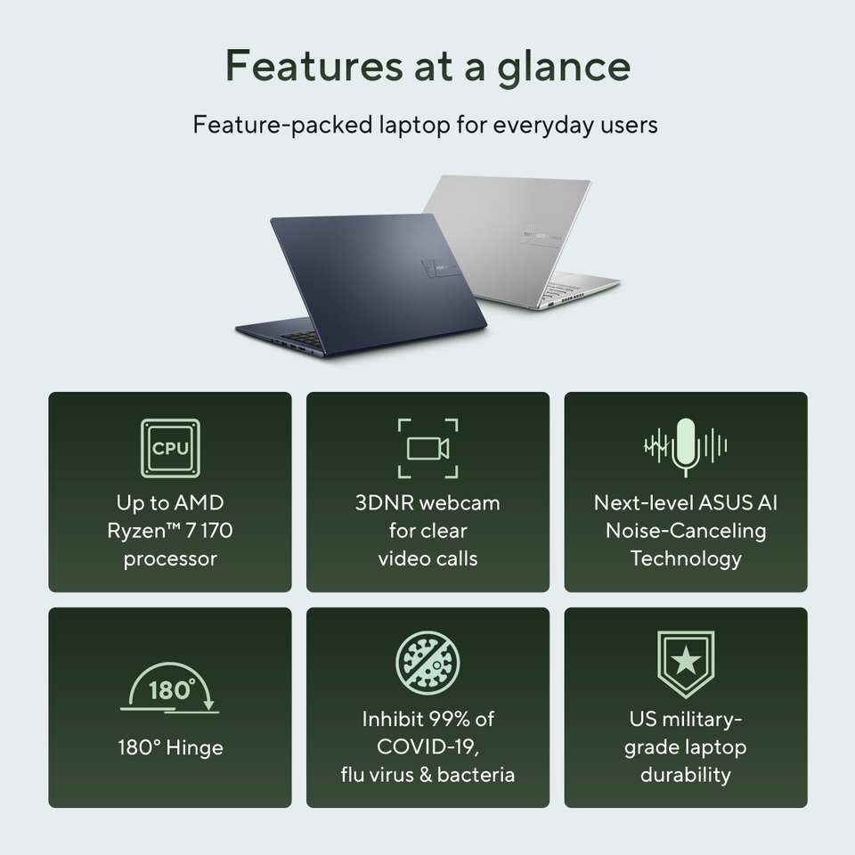 ASUS Vivobook 16 (2025) with MSO 2024 + M365 Basic* AMD Ryzen 5 Hexa ...