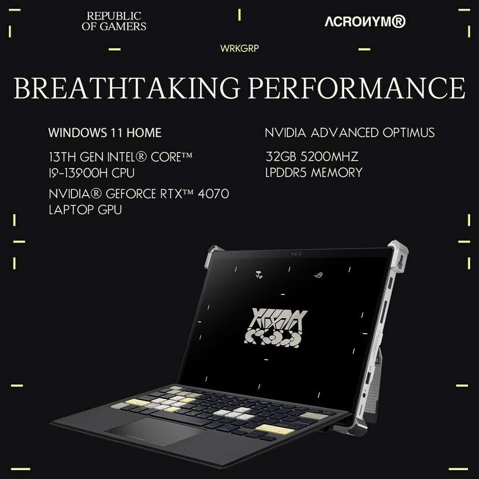 ASUS ROG Flow Z13 Intel H-Series Intel Core i9 13th Gen 13900H - (32 GB ...