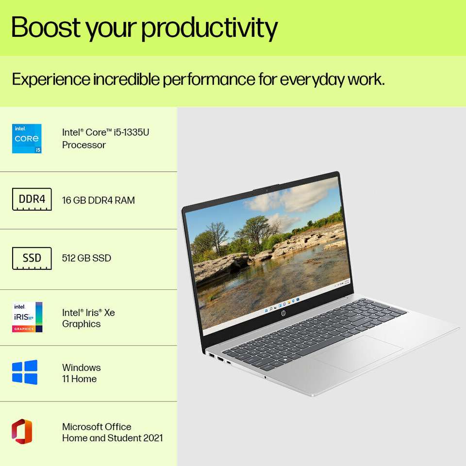 HP 15s Intel Core i5 13th Gen 1334U - (16 GB/512 GB SSD/Windows 11 Home ...