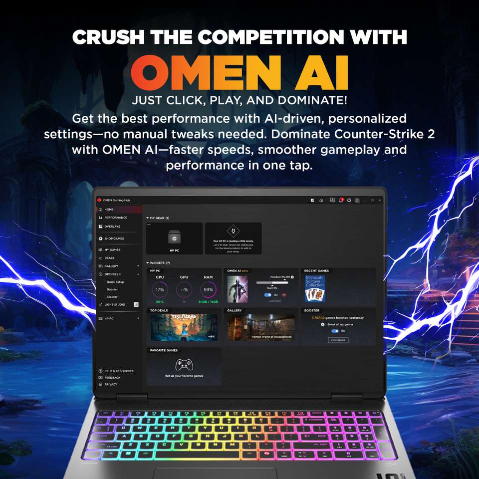 HP OMEN MAX Intel Core Ultra 9 275HX - (32 GB/1 TB SSD/Windows 11 Home ...