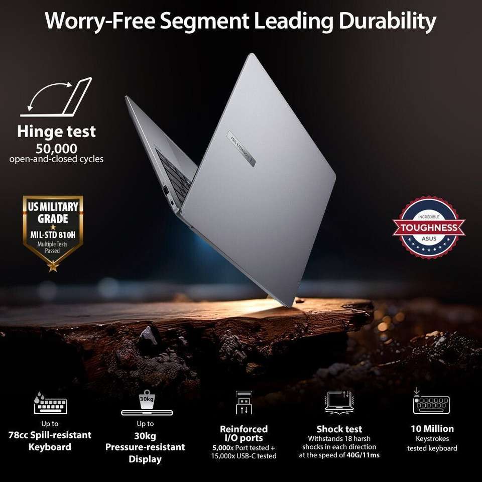ASUS Expertbook P5 full metal AI PC with 1 Yr ADP Intel Core Ultra 5 ...