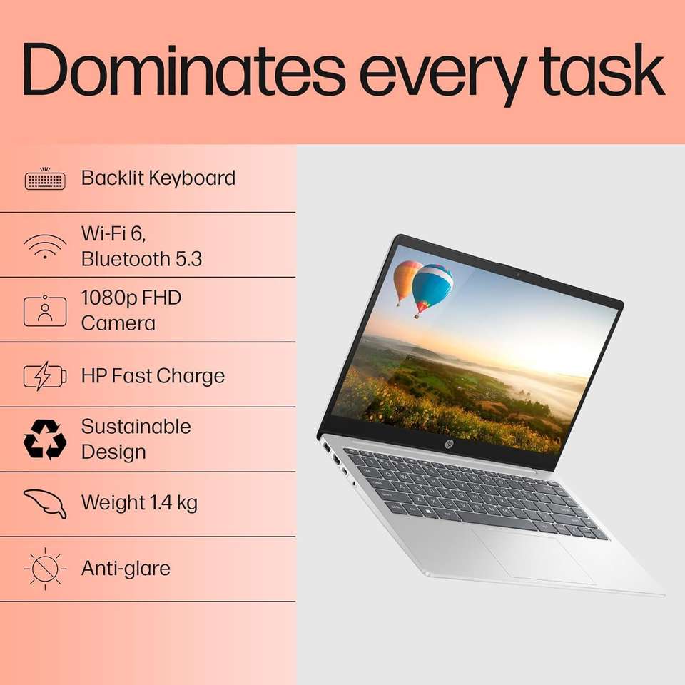 HP Professional 14, Intel Core i5 13th Gen 1334U - (16 GB/512 GB SSD ...