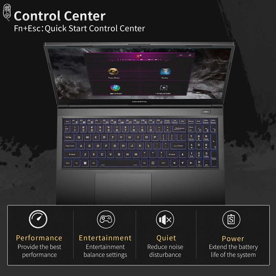 Colorful XS Series Intel Core i5 12th Gen 12500H - (16 GB/512 GB SSD ...