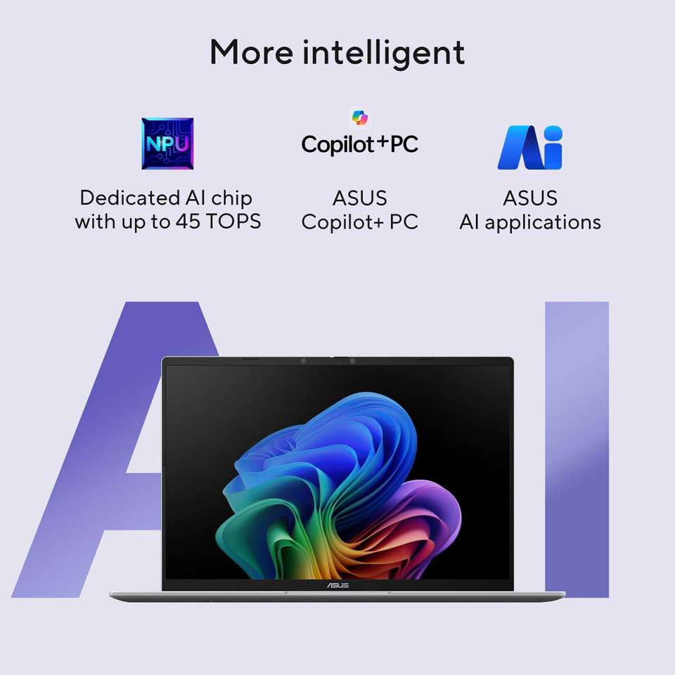 ASUS Vivobook 16 (2025), Copilot + PC with Backlit Keyboard, AI PC ...