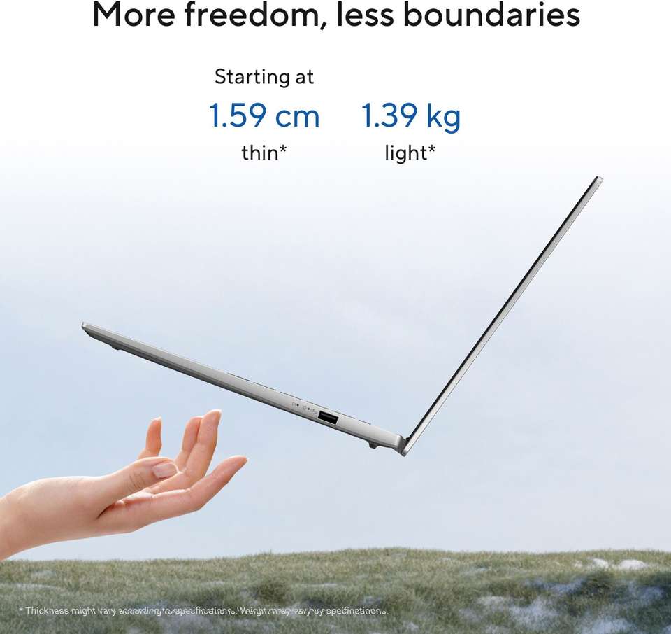 ASUS Vivobook S14 (2025) with Backlit Keyboard, Metallic Design*, Intel ...