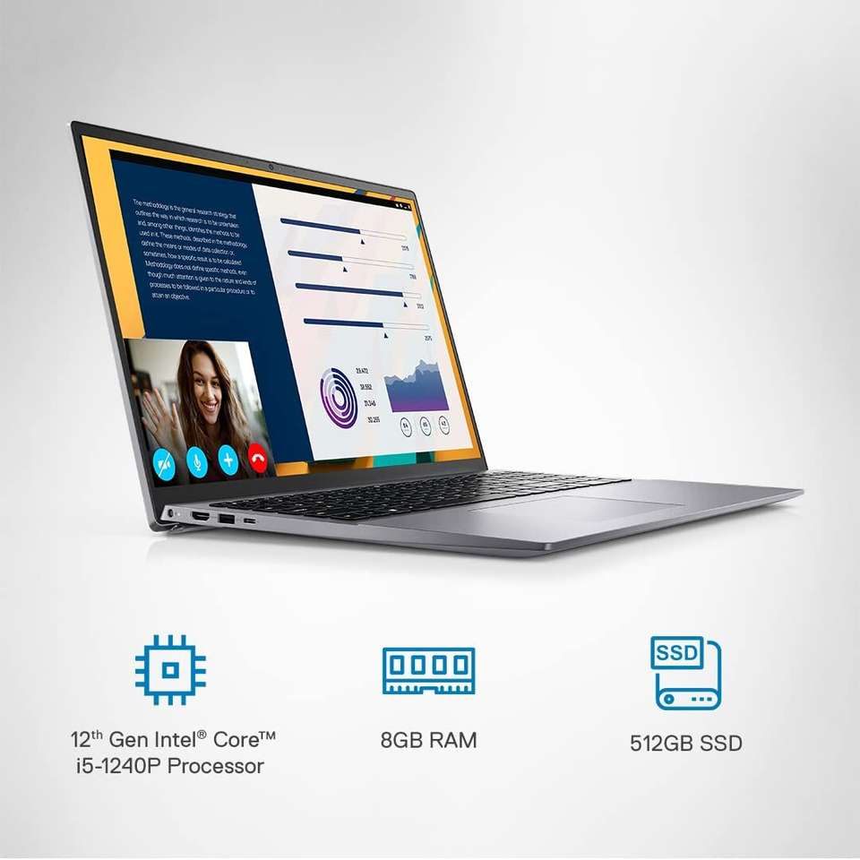 DELL Intel Core i7 12th Gen 1260P - (16 GB/512 GB SSD/Windows 11 Home/2 ...