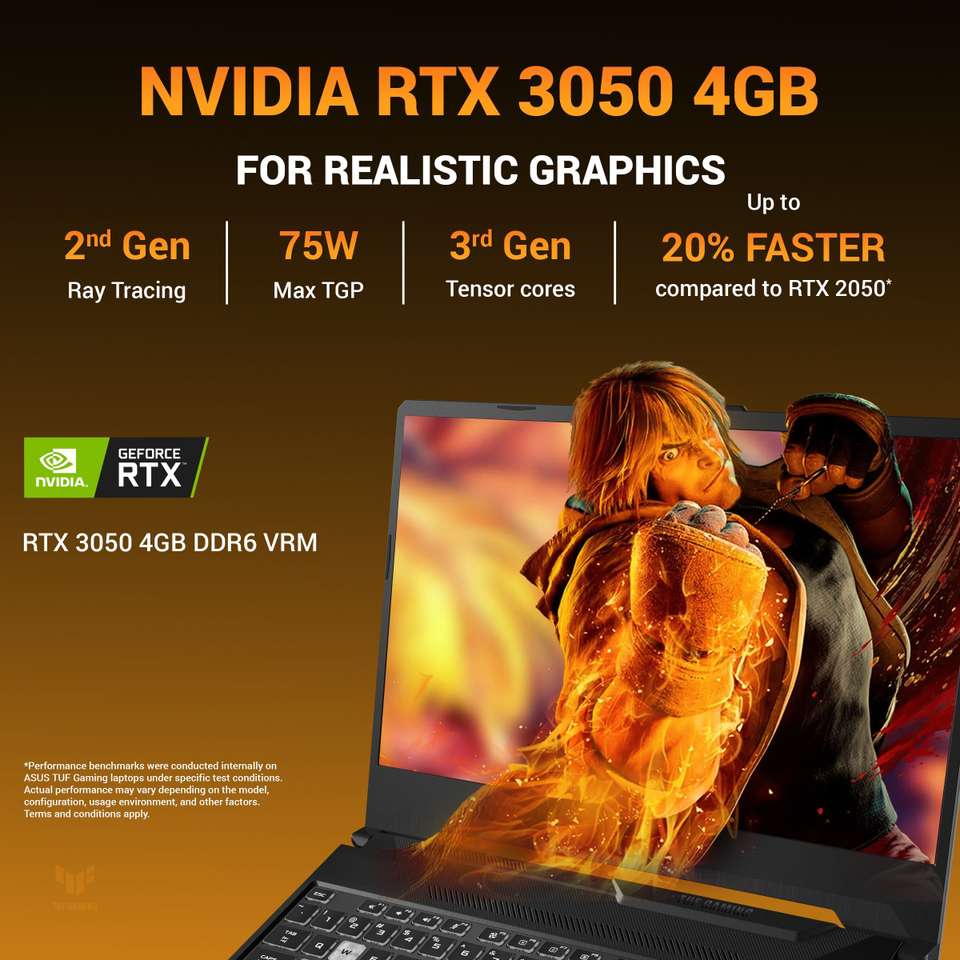 ASUS TUF Gaming A15 (2025) AMD Ryzen 7 7445HS - (16 GB/1 TB SSD/Windows ...