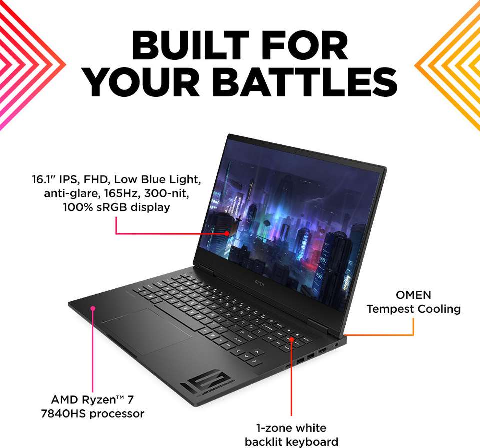 HP Omen AI Powered AMD Ryzen 7 Octa Core 7840HS - (16 GB/1 TB SSD ...