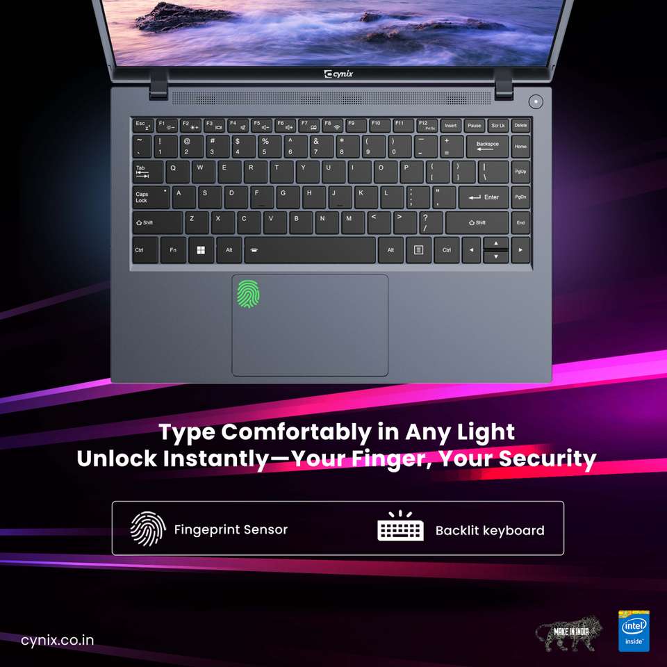 CYNIX GenBook Pro 14 Intel Core i7 13th Gen 1355U - (16 GB/1 TB SSD ...