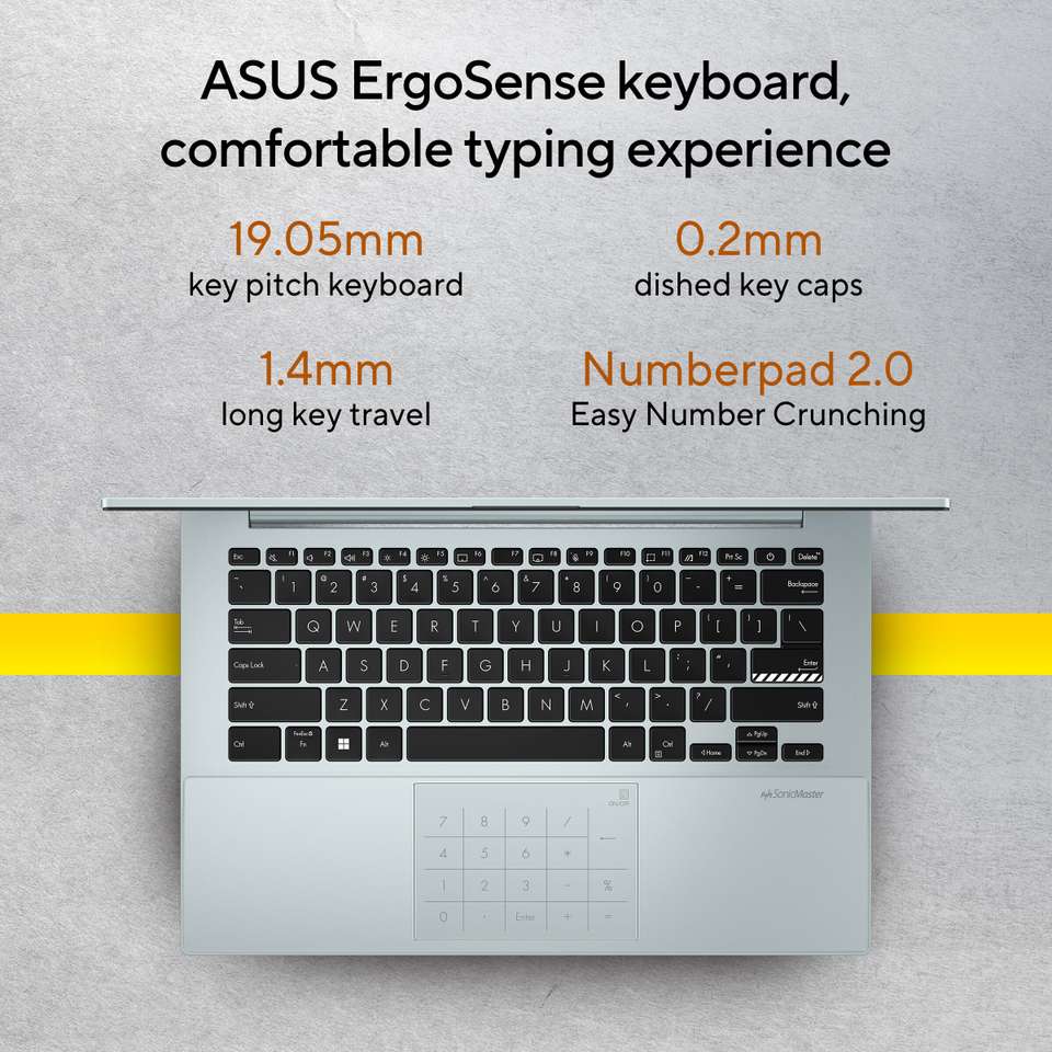 ASUS Vivobook GO 14 AMD Ryzen 3 Quad Core 7320U - (8 GB/512 GB SSD ...