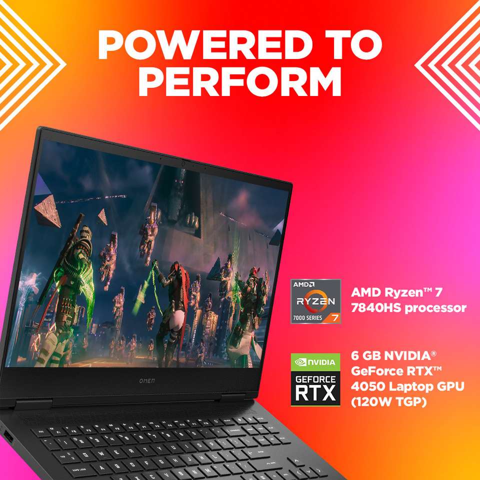 HP Omen AI Powered AMD Ryzen 7 Octa Core 7840HS - (16 GB/1 TB SSD ...