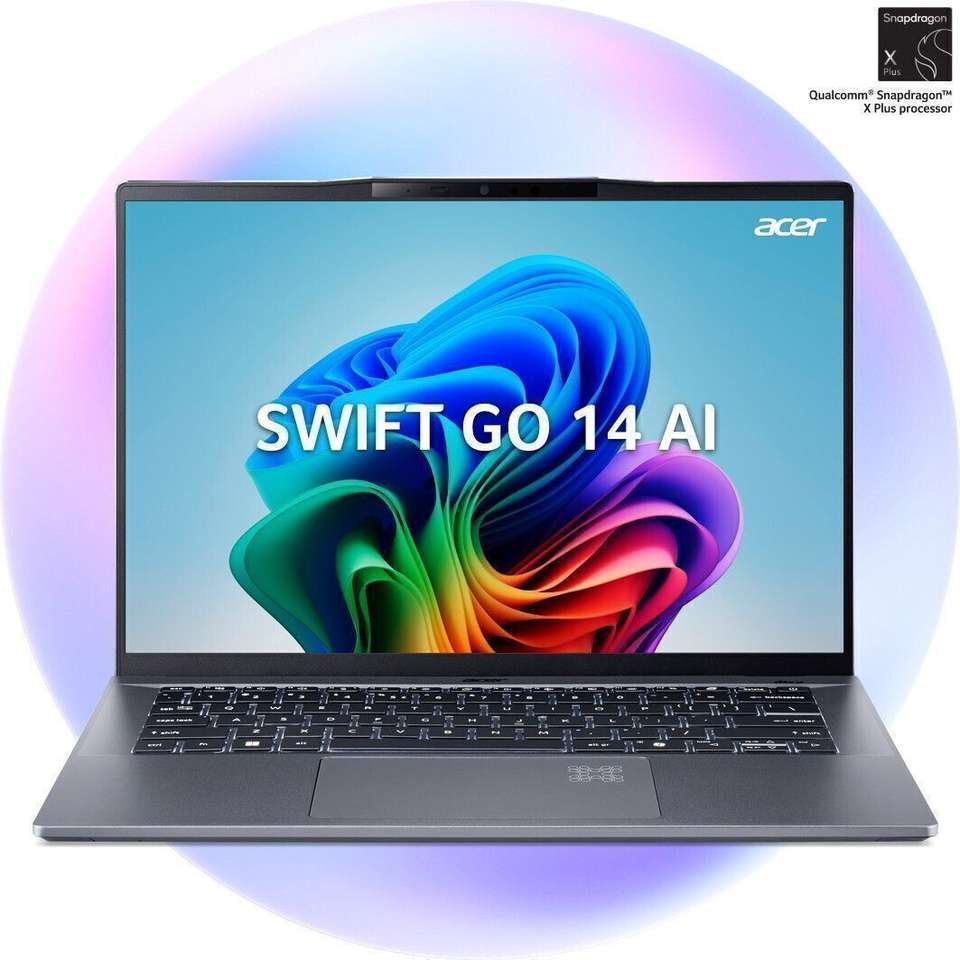 Acer Swift Go 14 AI Office 2024 + M365 Basic Snapdragon X Plus - (16 GB ...