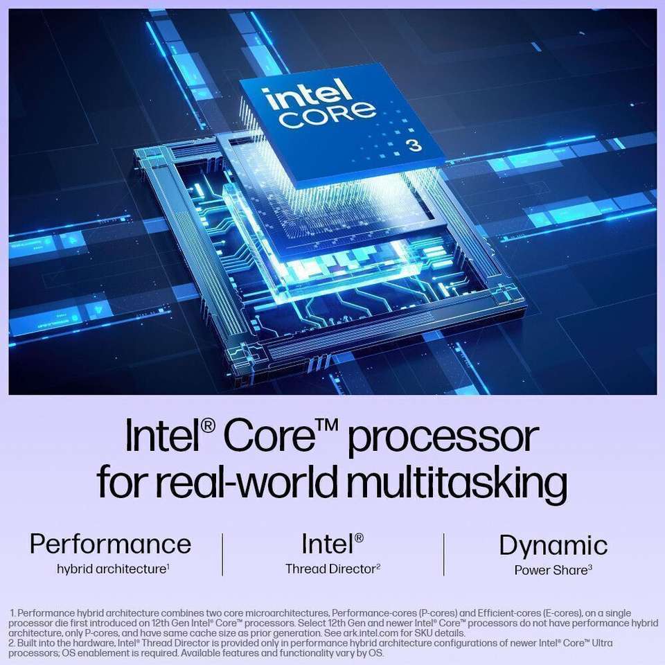 HP (Core i3 14th Gen) Intel Core 3 100U - (8 GB/512 GB SSD/Windows 11 ...