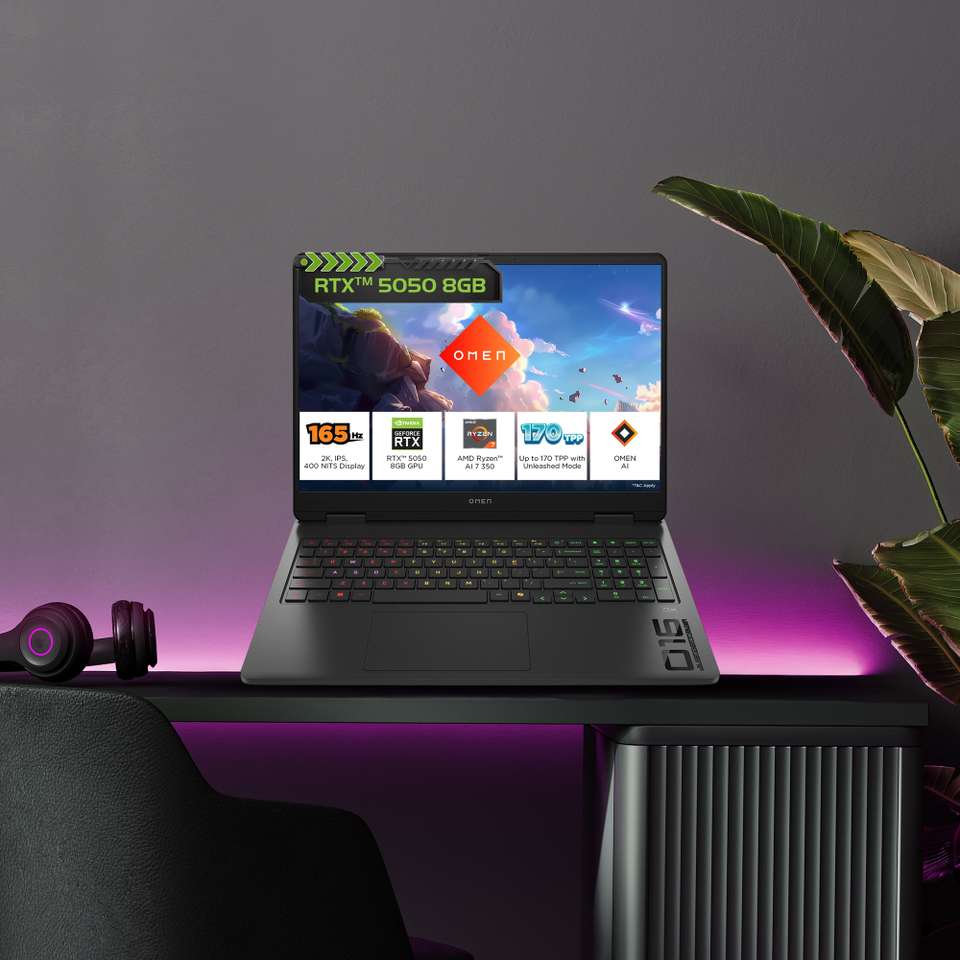 HP OMEN AI AMD Ryzen AI 7 Octa Core AI 7 350 - (24 GB/1 TB SSD/Windows ...