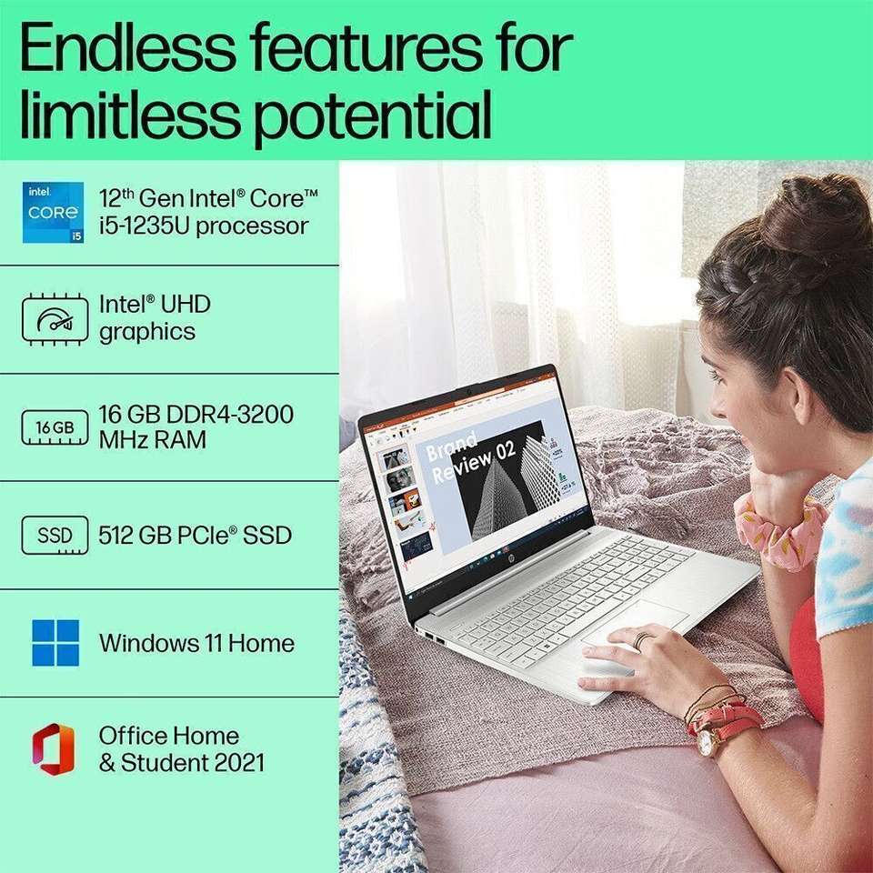 HP Intel Core i5 12th Gen 1235U - (16 GB/512 GB SSD/Windows 11 Home ...