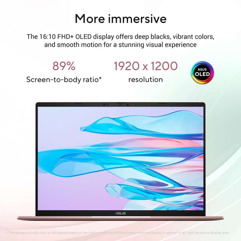 ASUS Vivobook S16 OLED (2025) with Backlit Keyboard, Metal Body ...
