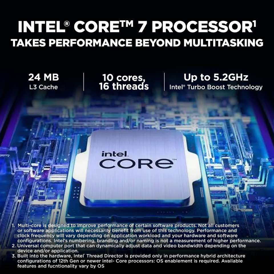 HP Victus (i7 14th Gen) Intel Core 7 240H - (24 GB/1 TB SSD/Windows 11 ...