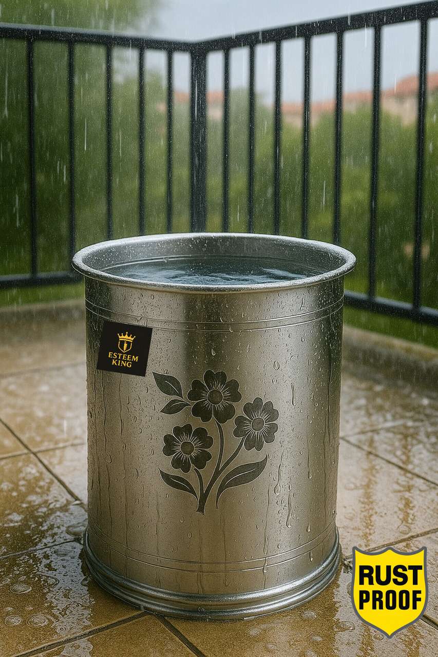 ESTEEM KING Stainless Steel Grocery Container - 21 L Price in India ...