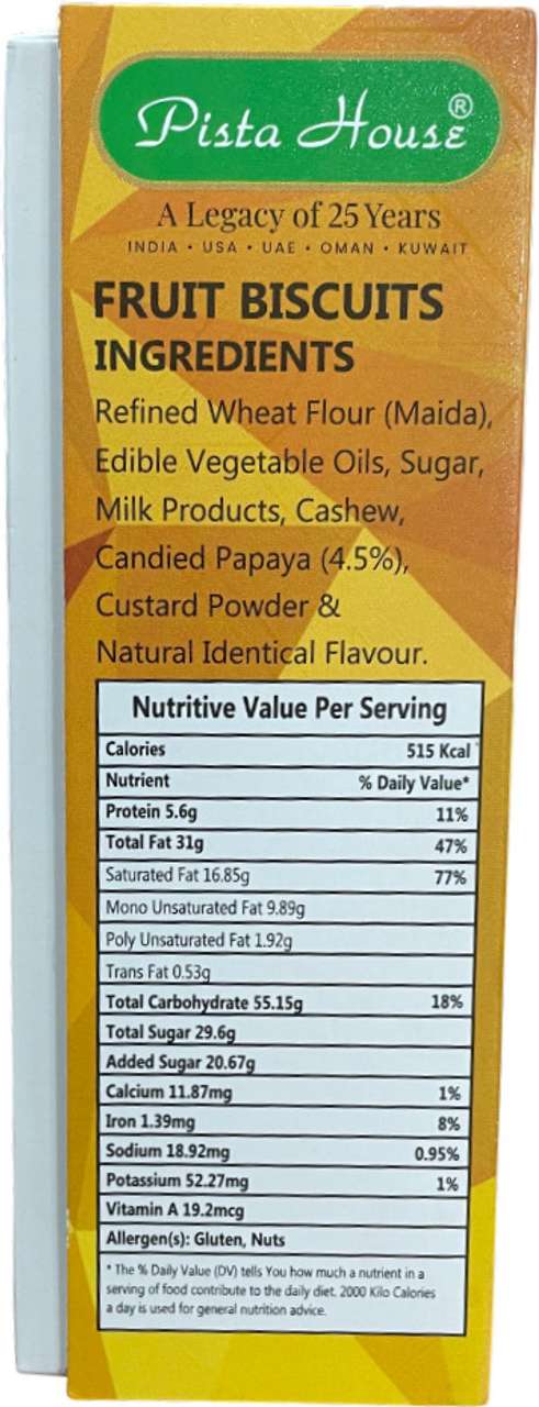 PISTA HOUSE Fruit Biscuits Cookies Price in India - Buy PISTA HOUSE ...