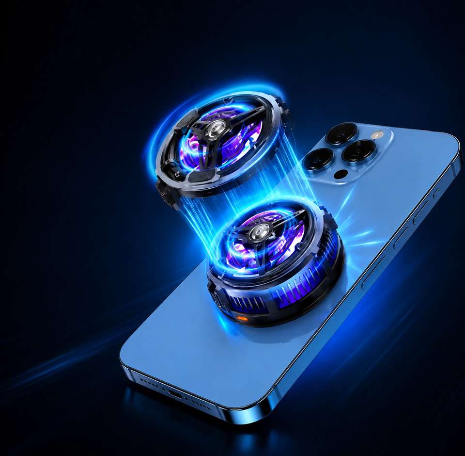 MHK SL10 FrostX Pro RGB Magnetic Mobile Cooler Ultra Fast Gaming Heat ...