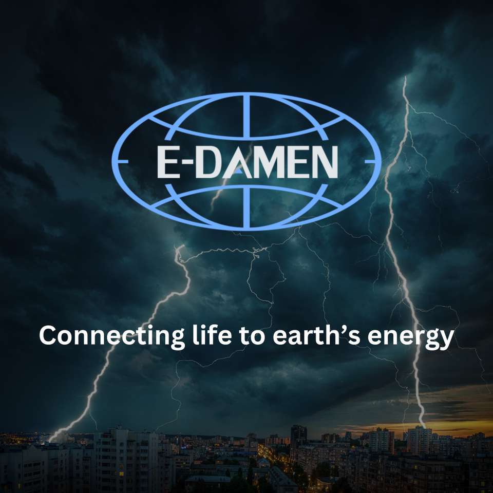 E-DAMEN Copper Bonded Earthing Electrode, 1-Meter Length, 40mm Diameter ...