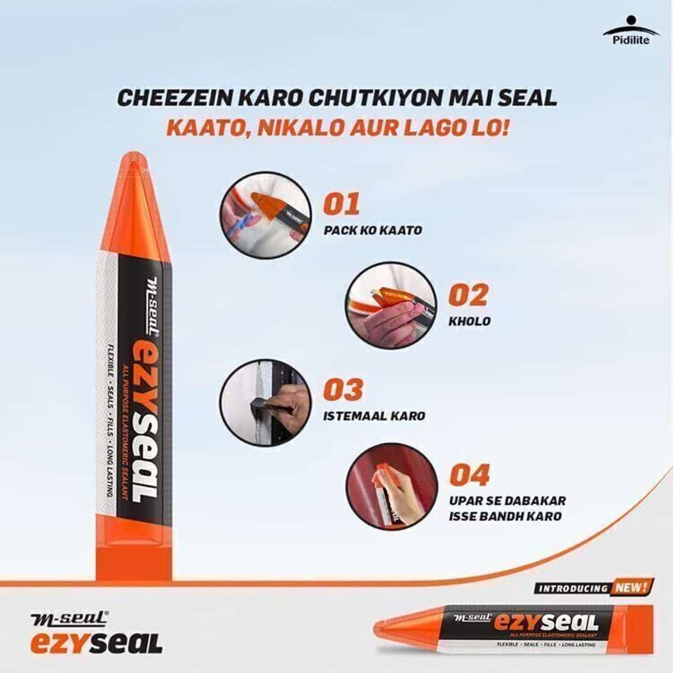 M SEAL Ezyseal All Purpose Elastomeric Sealant- For Fixing Cracks 40g ...