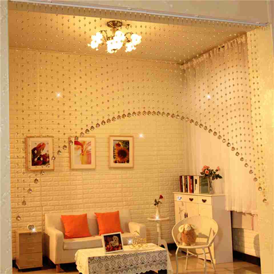 Crysomist 120 cm (4 ft) Door PVC Transparent Curtain Single Curtain ...