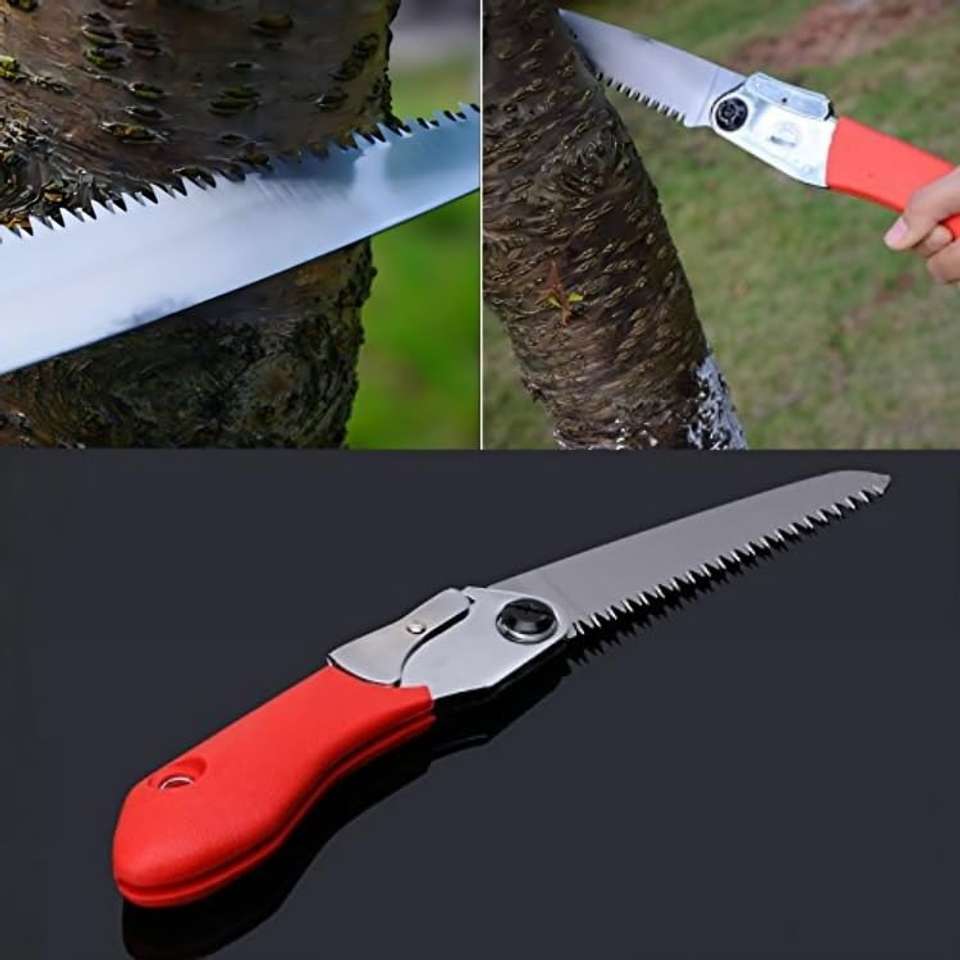 LRYDUK Wood Saw, Woodworking Tools Folding Saw Hand Tools PRUNER Wood ...